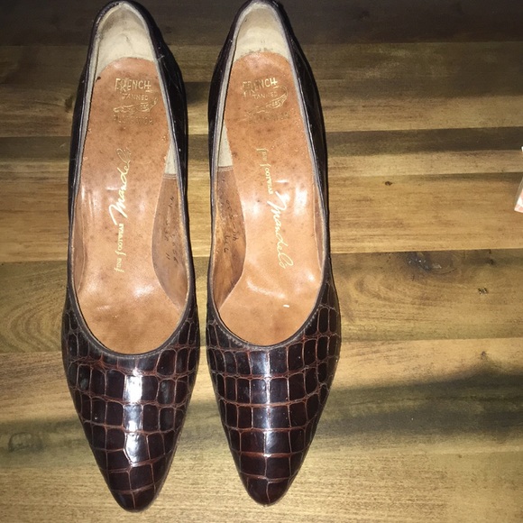 Mandel’s | Shoes | Vintage Alligator Heels | Poshmark
